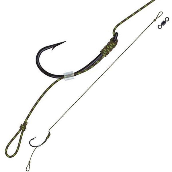 DAM - Návazec Tactix Rig Anti-Snag vel. 4 25 lb 16 cm 2 ks | FishMax.cz