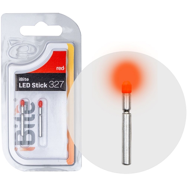 IBITE - Osvětlovací jednotka 3V LED stick 3 x 27 mm červená | FishMax.cz