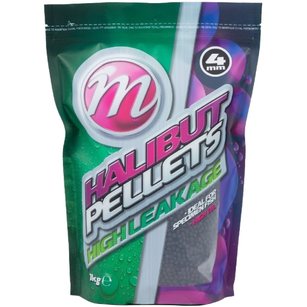 MAINLINE - Pelety Activated Halibut Pellets 4 mm 1 kg | FishMax.cz
