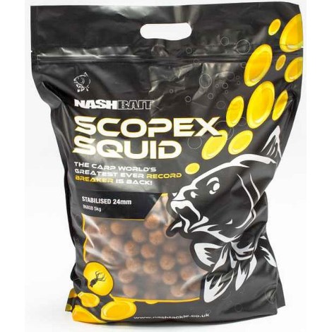 NASH - Boilie Scopex Squid Stabilised 24 mm 5 kg | FishMax.cz