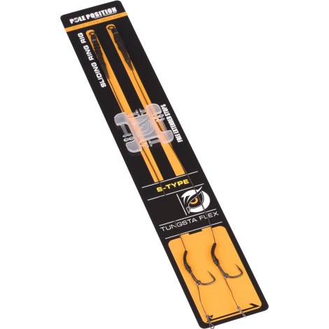 POLE POSITION - Návazec Sliding Ring Rig S-Type vel. 4 20 cm 2 ks ...